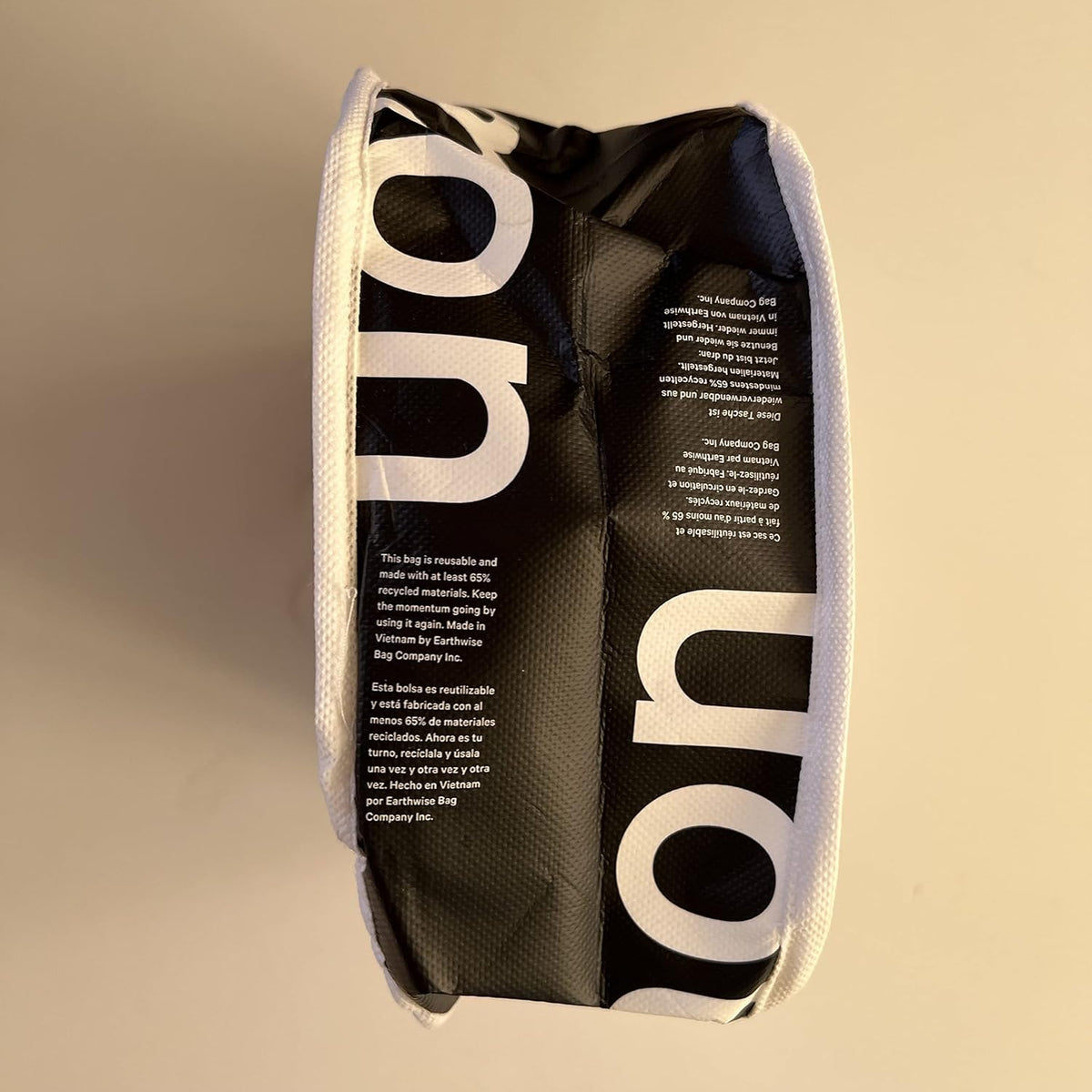 Lululemon New White Shopping Lunch Gym Tote Bag Yoga Dance Tennis Golf ...